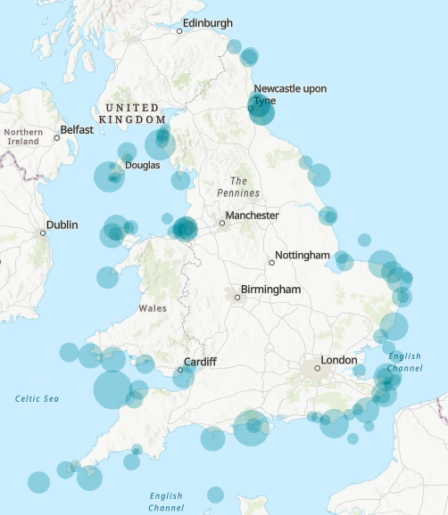 Lab 03: Lighthouses, shipwrecks, and empire | Geospatial Humanities
